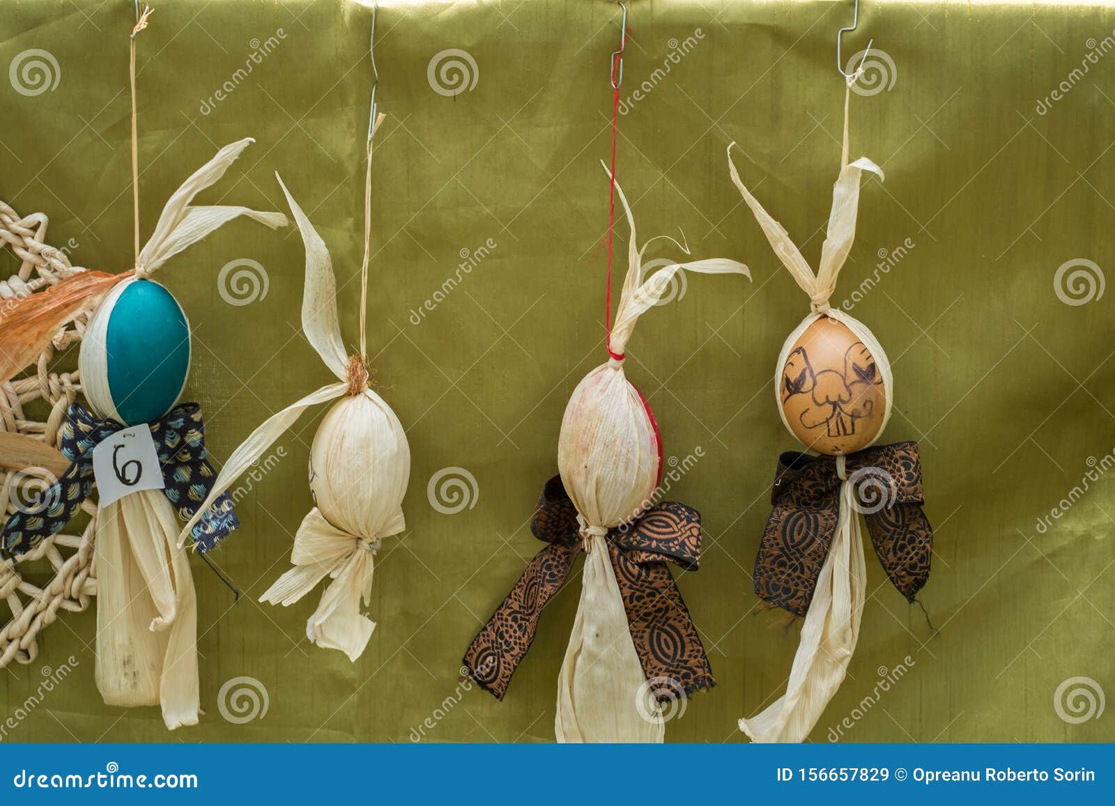 Handmade Objects Made from Corn Leaves Stock Image - Image of popular ...