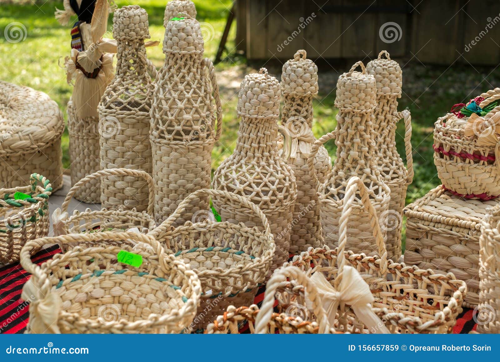 Handmade Objects Made from Corn Leaves Editorial Stock Image - Image of ...
