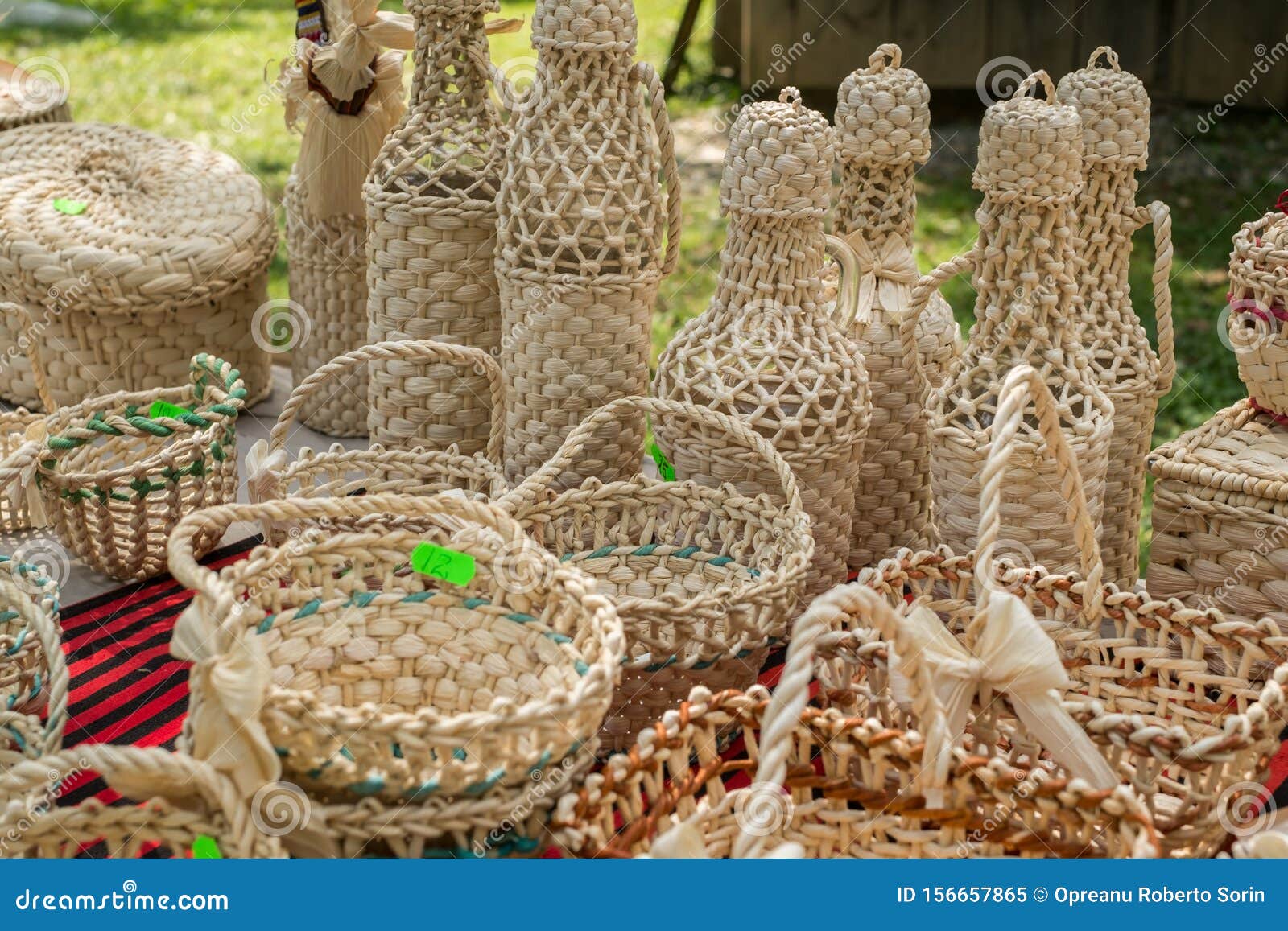 Handmade Objects Made from Corn Leaves Editorial Image - Image of ...