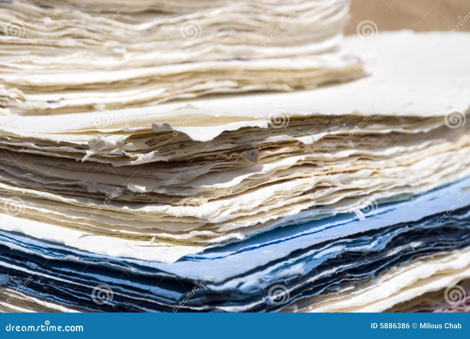 Handmade paper stock photo. Image of paper, revival, handcraft - 5886386