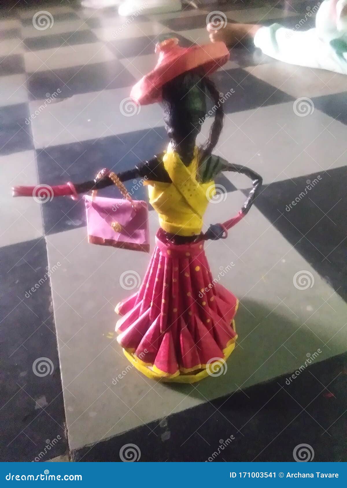 Handmade Paper Doll Surprise Baby Stock Image - Image of doll, handmade ...