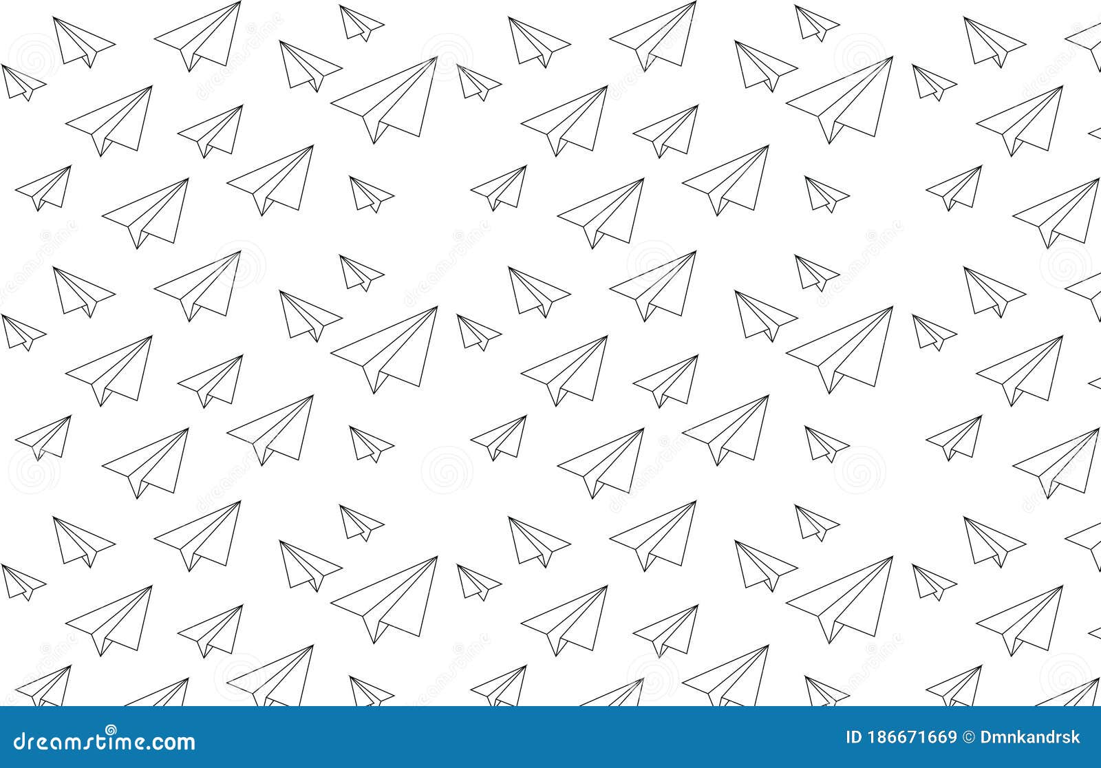 Handmade Paper Plane Texture Symbol Air Icon Flight Stock Illustration ...