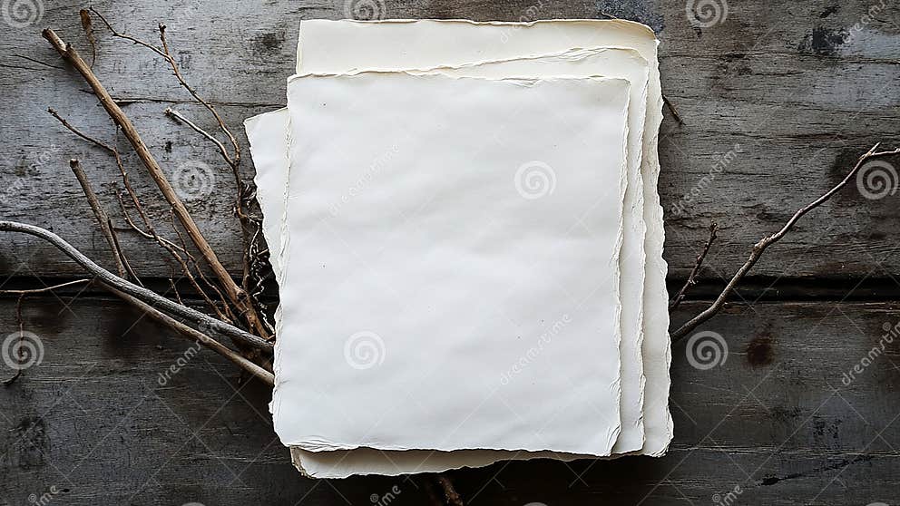 Handmade Paper with Rustic Inclusions Handmade Paper Featuring Rustic ...