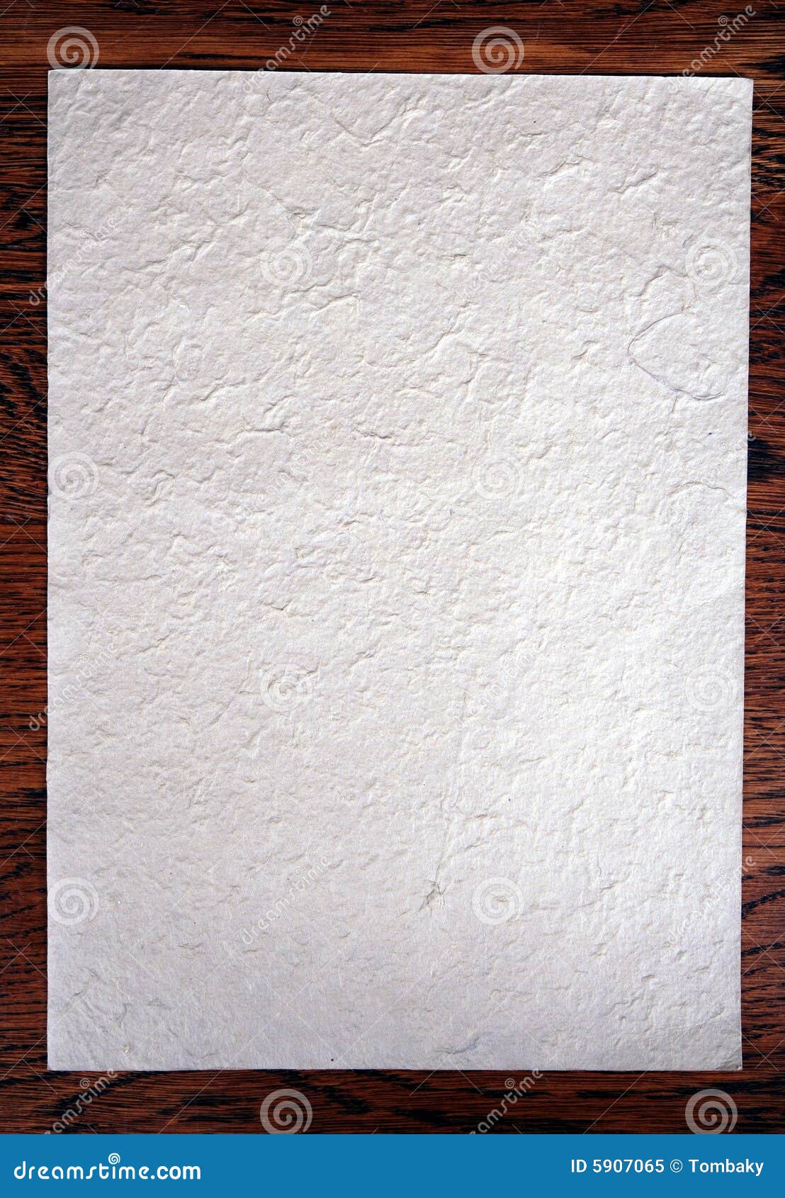Handmade Paper on Wood Board Stock Image - Image of domestic, pressed ...
