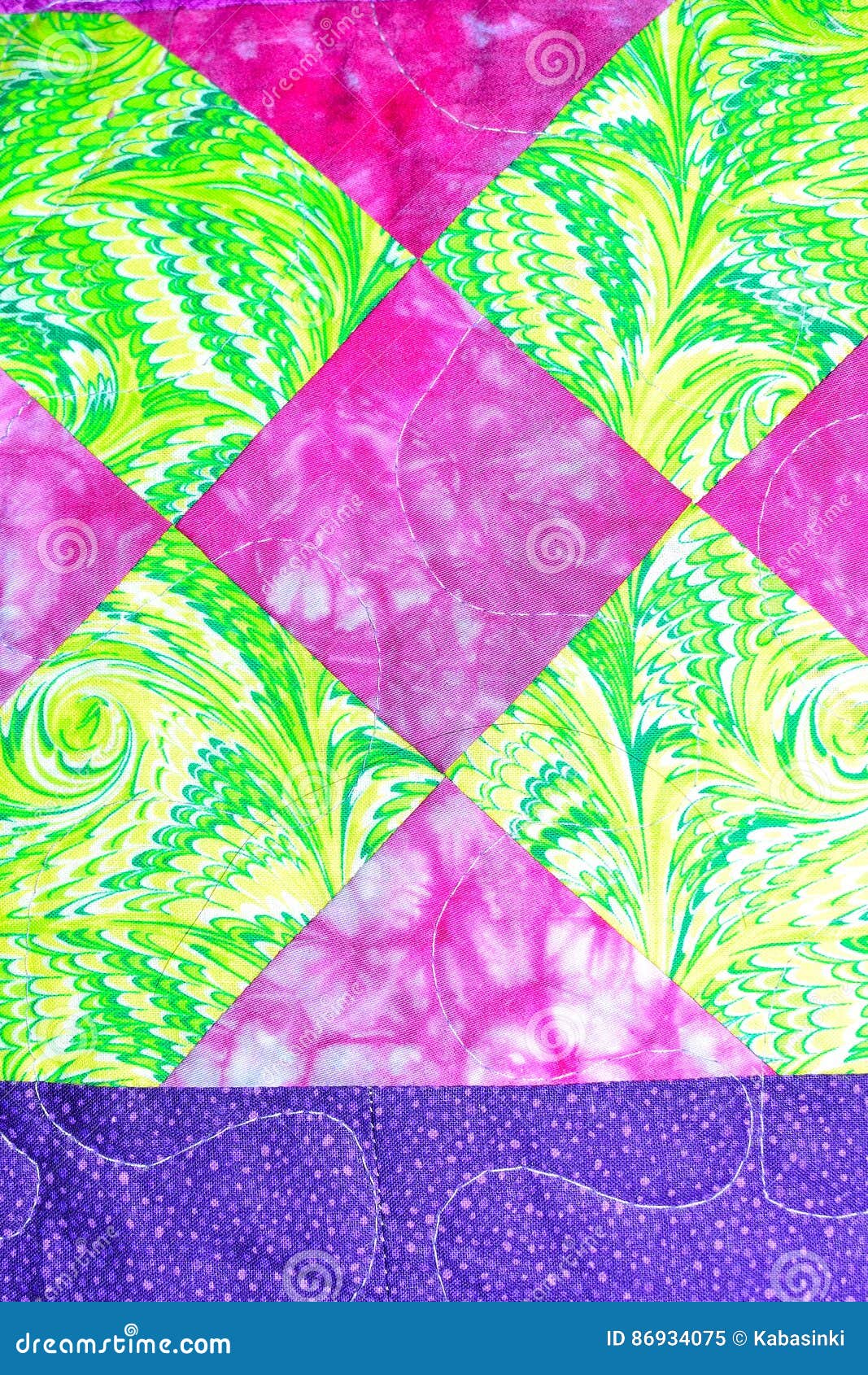 Handmade Patchwork Quilt Texture Backround Stock Image - Image of ...