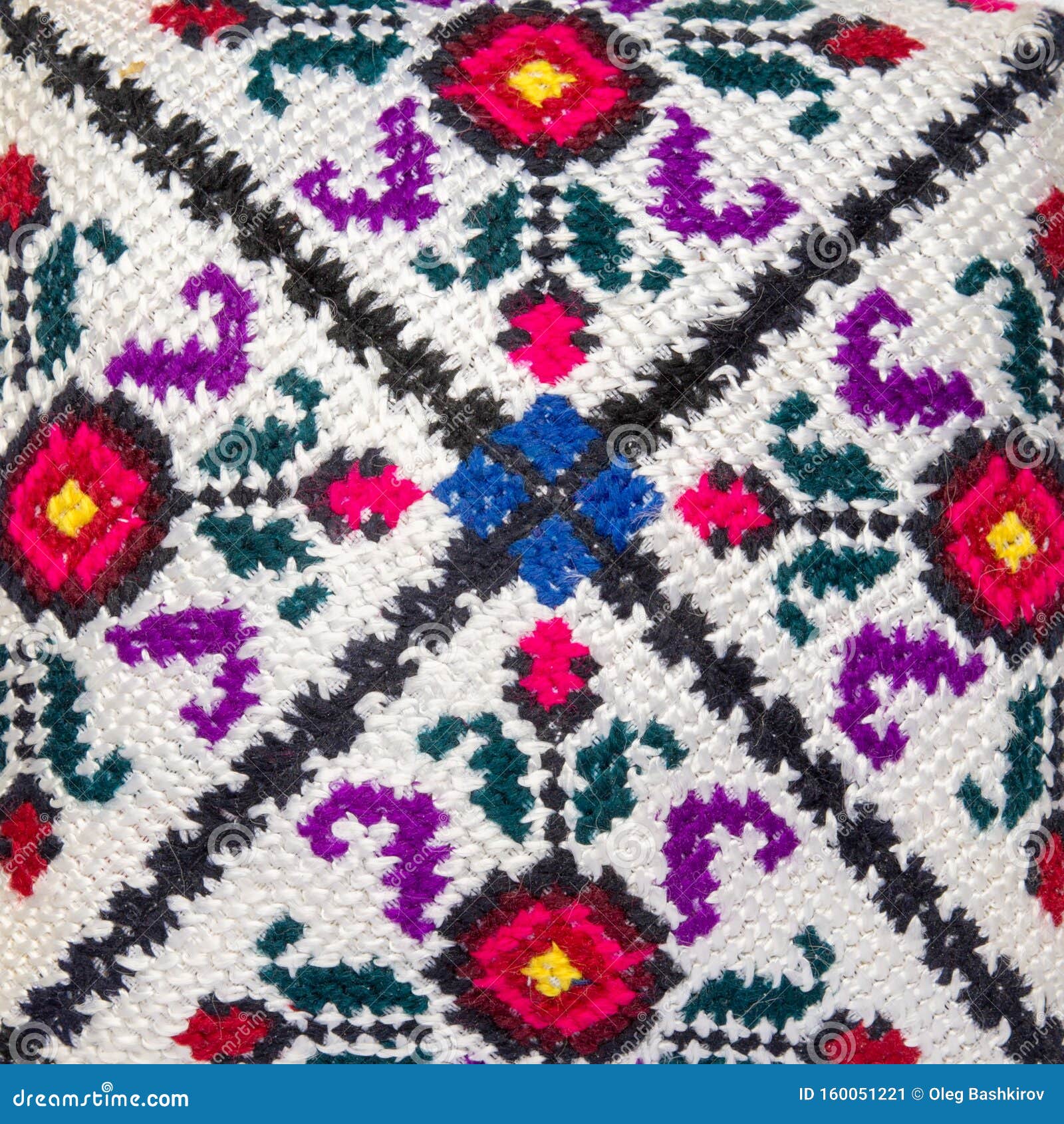 Handmade Patterns on Fabric. East Style Stock Image - Image of fashion ...