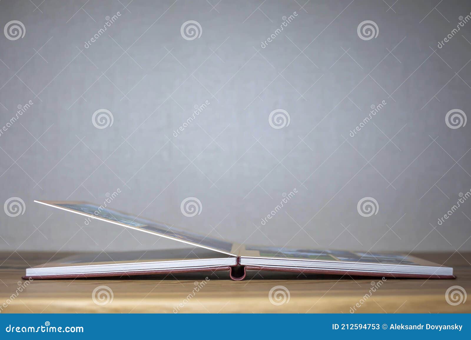 A Handmade Photobook Made of Thick Plastic Sheets, Unfolded 180 Degrees ...