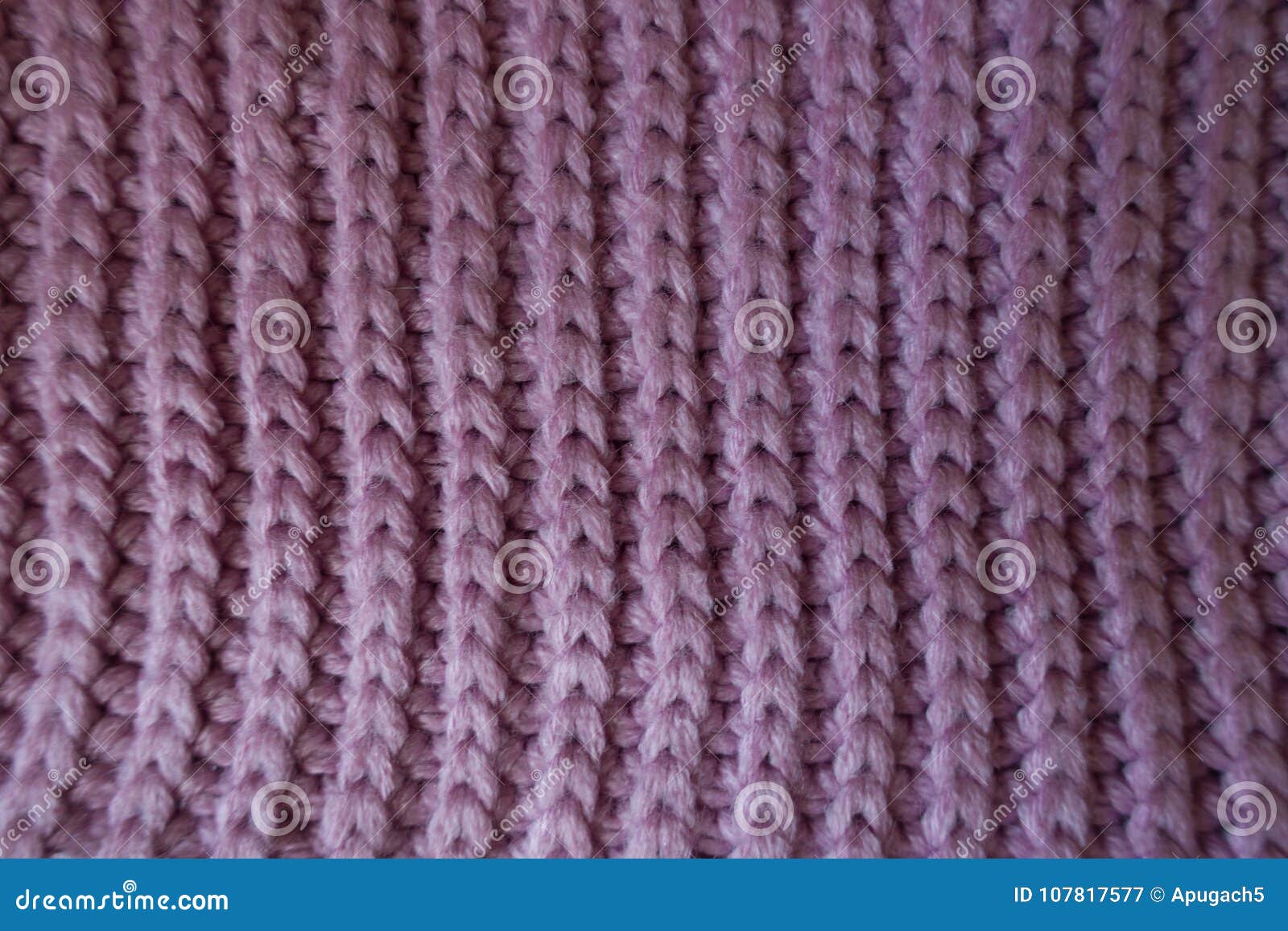 Handmade Pink Knitted Textile with Vertical Ribbing Pattern Stock Image ...