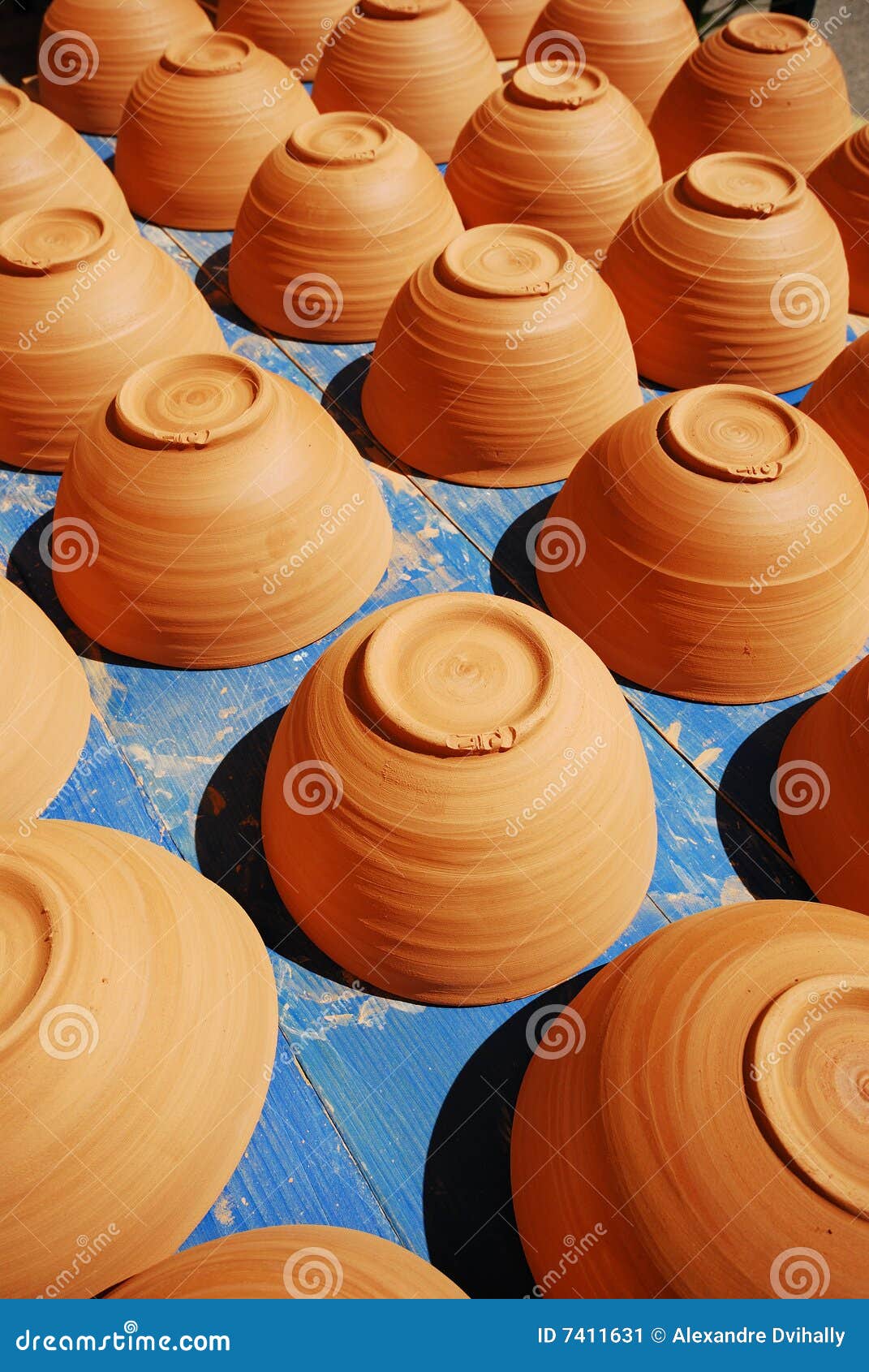 Handmade pot stock image. Image of clay, earthenware, provence - 7411631