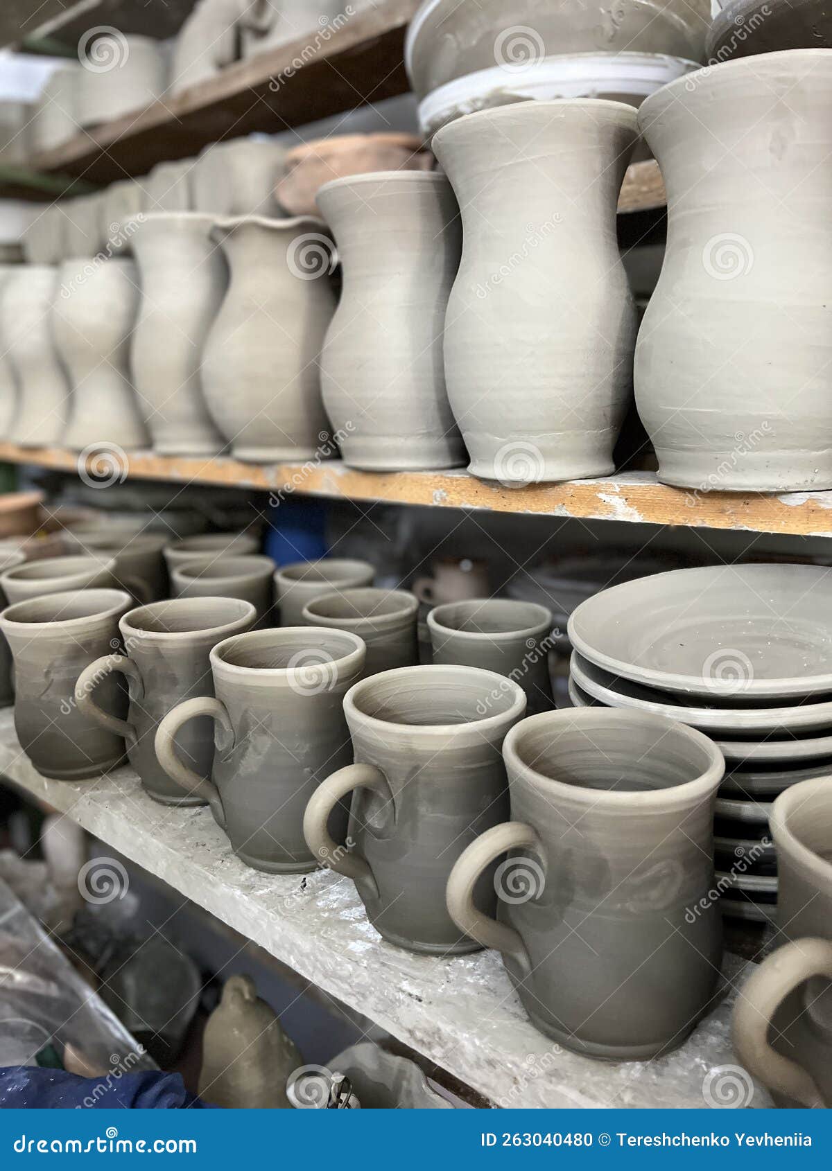 Handmade pottery stock photo. Image of historic, pompeii - 263040480