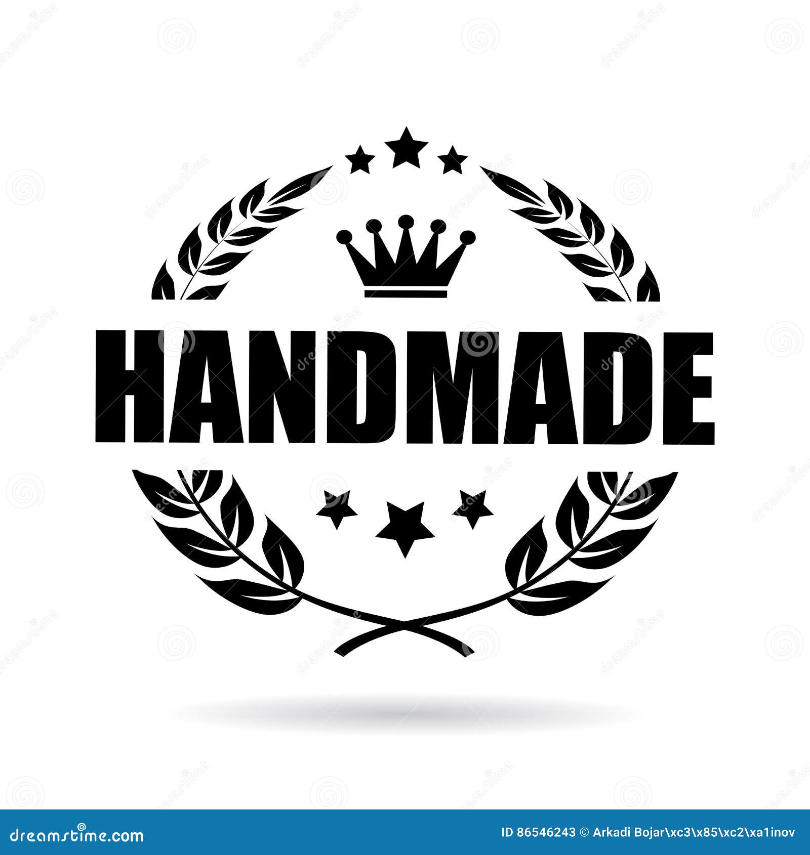 Handmade Product Vector Icon Stock Vector - Illustration of manual ...