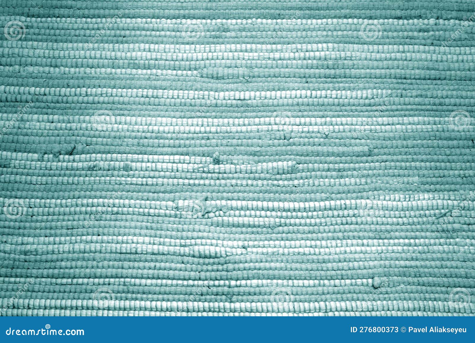 Handmade Rag Carpet Texture in Cyan Tone Stock Image - Image of green ...