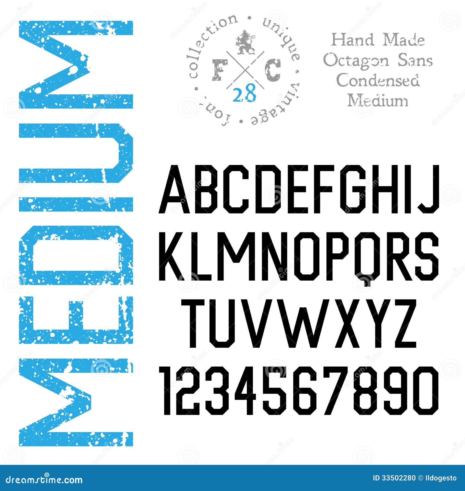 Handmade retro font stock vector. Illustration of handmade - 33502280