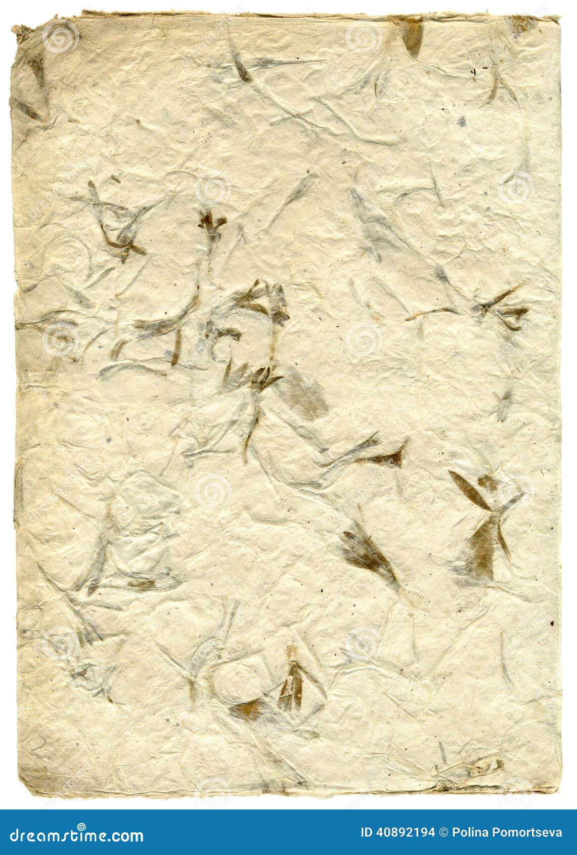Handmade Rice Paper Texture Stock Photo - Image of flowers, burlap ...