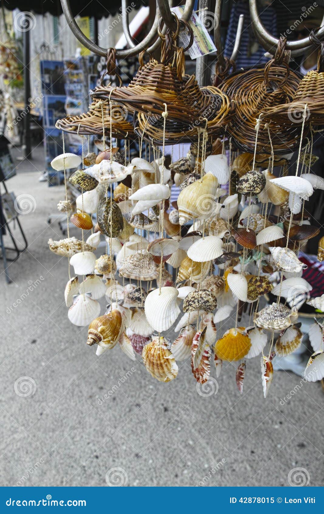 Handmade shell stock image. Image of rope, crow, garnishment - 42878015