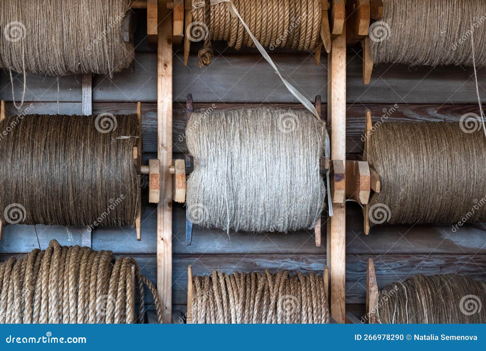 Rope Large Braided Mooring Line For Ships Boat Background Element Stock ...