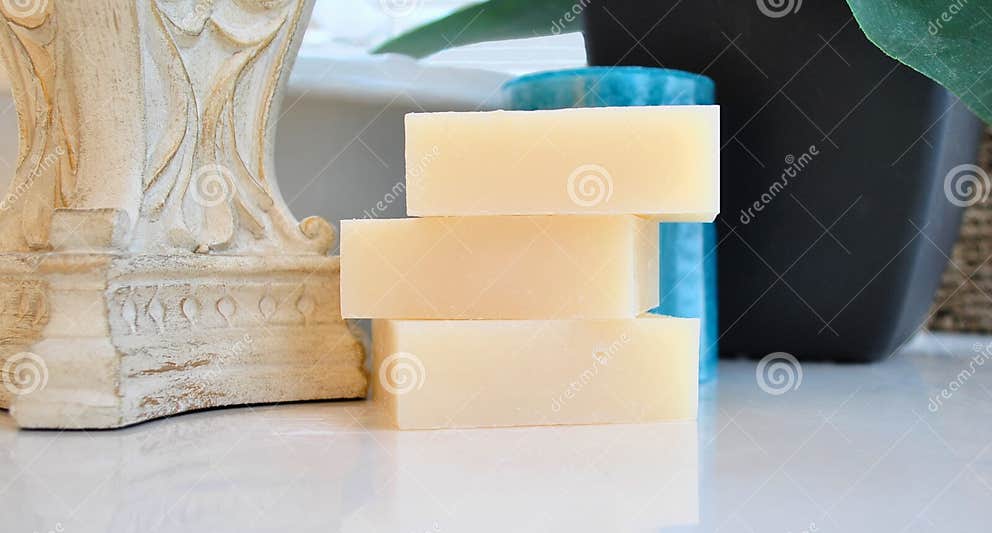 Handmade Soap Bars stock image. Image of setting, bars - 110697287