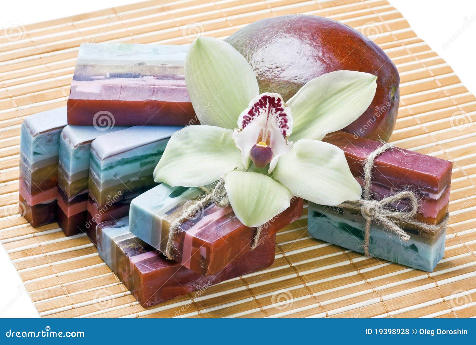 Handmade soap mango stock photo. Image of orchid, handmade - 19398928
