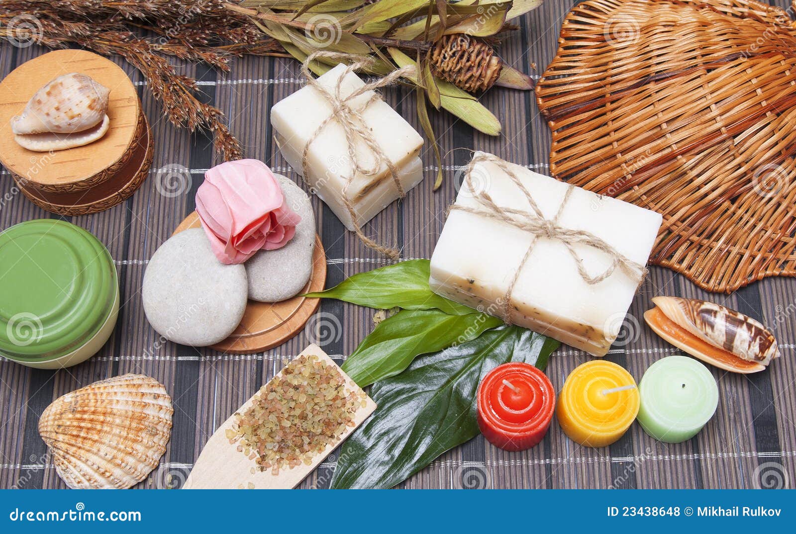 Handmade Soap with Natural Ingredients Stock Photo - Image of products ...