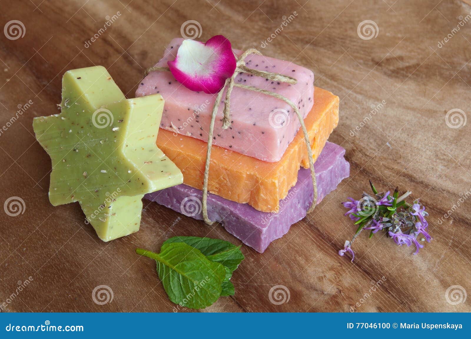 Handmade soaps stock photo. Image of cosmetics, toiletries - 77046100