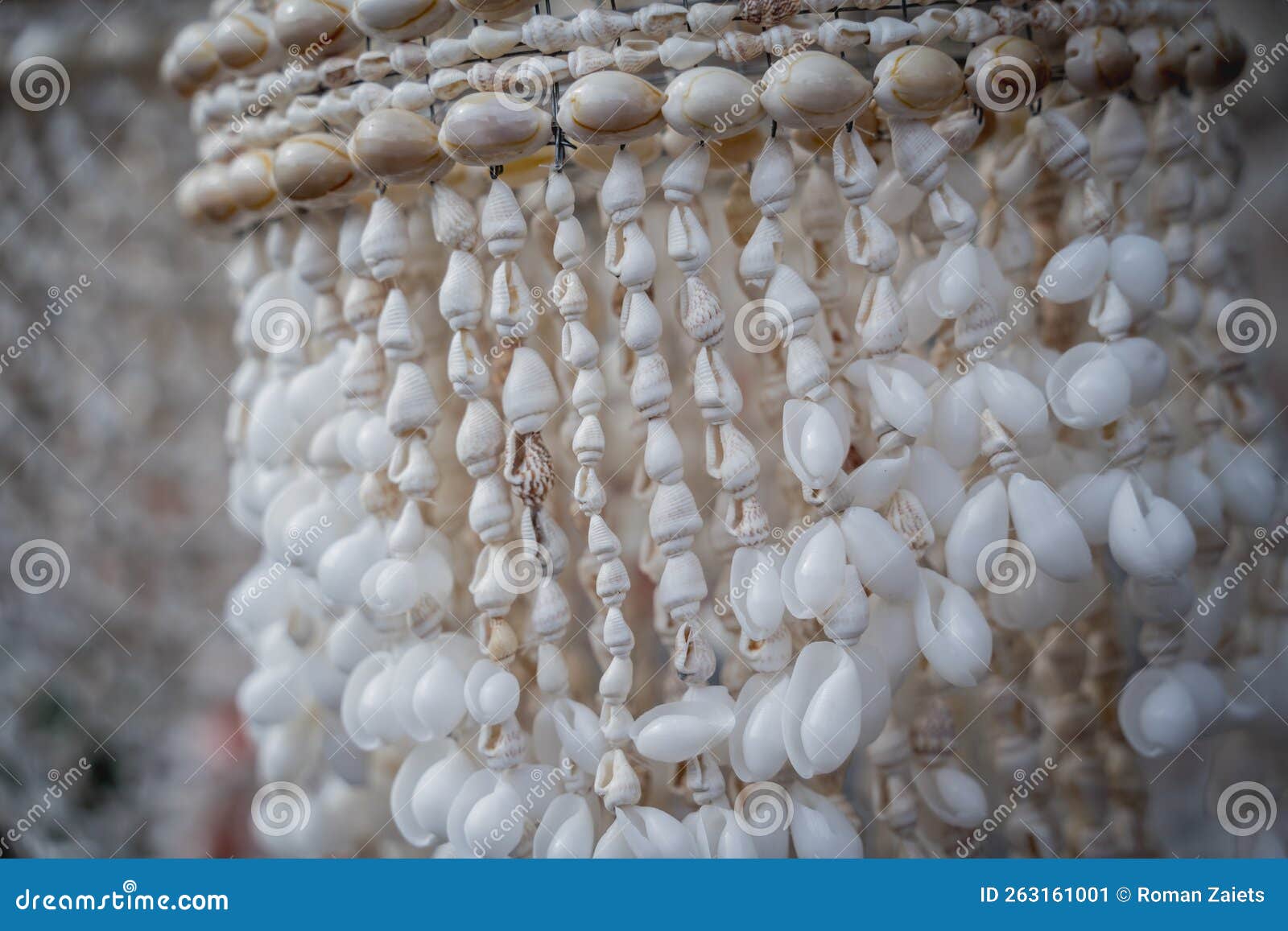 Handmade Souvenir Decorated with Different Sea Shells Stock Image ...