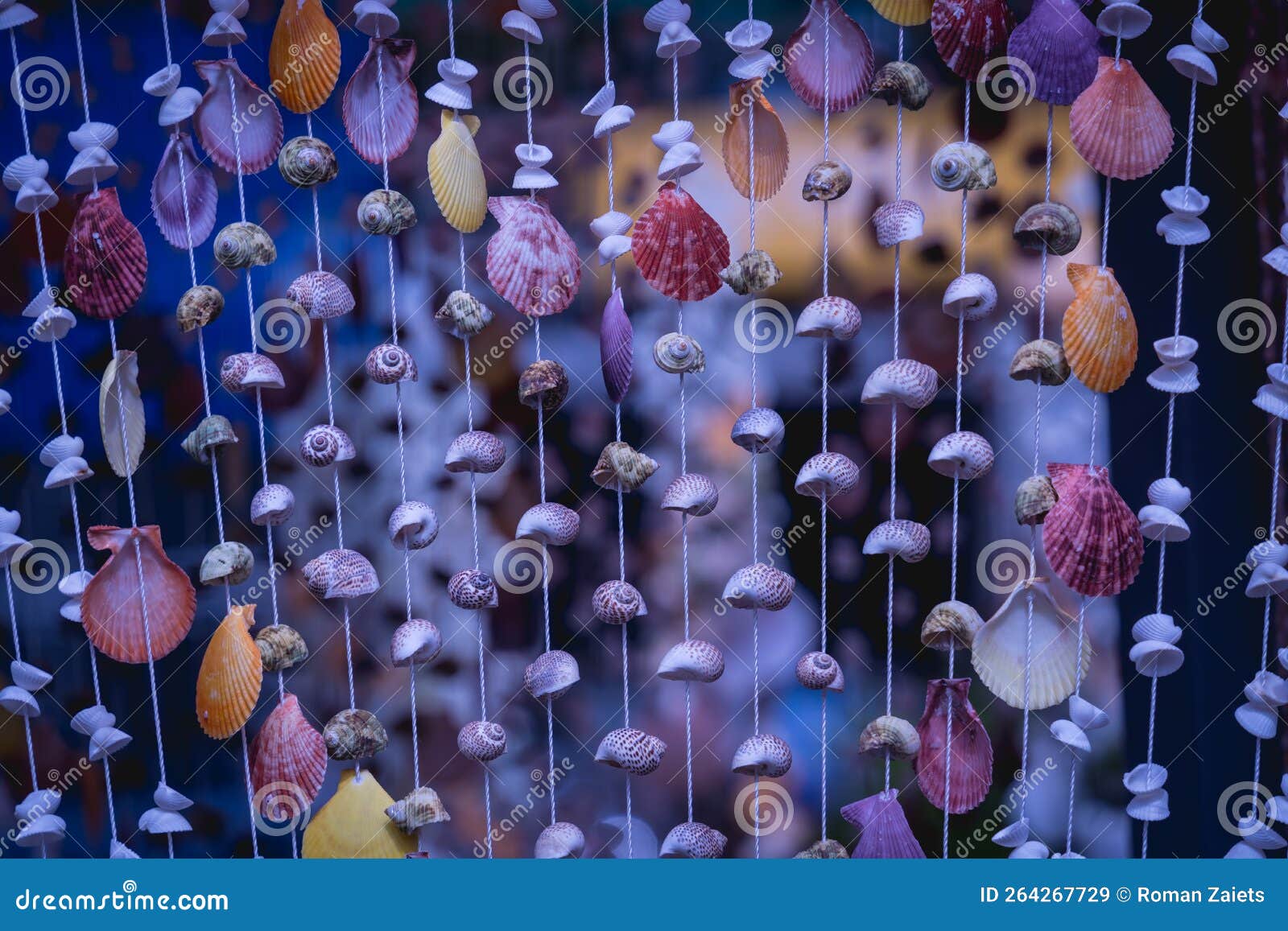 Handmade Souvenir Decorated with Different Sea Shells Stock Image ...