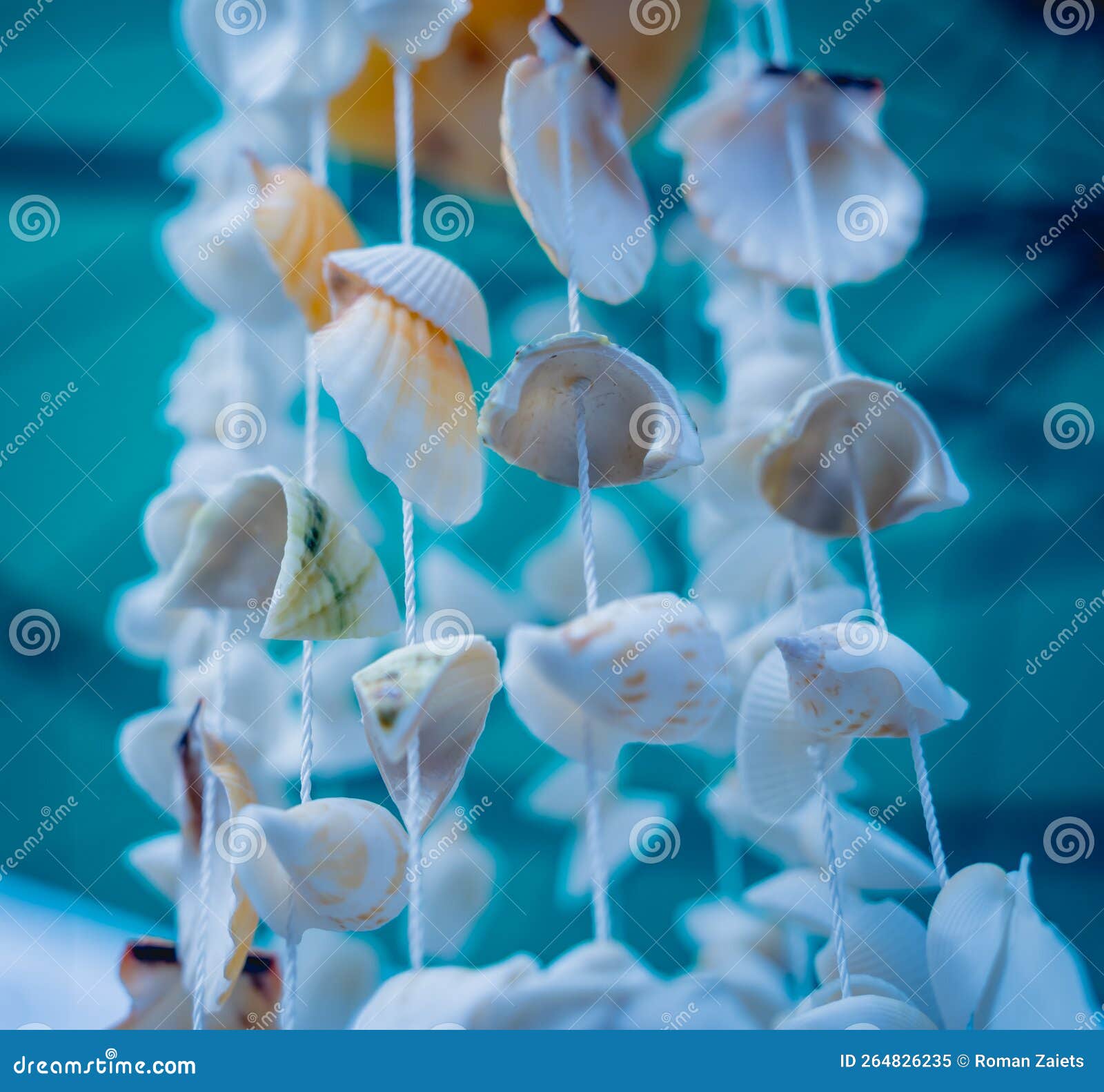 Handmade Souvenir Decorated with Different Sea Shells Stock Image ...