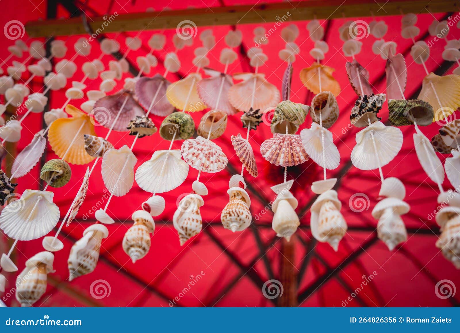 Handmade Souvenir Decorated with Different Sea Shells Stock Photo ...