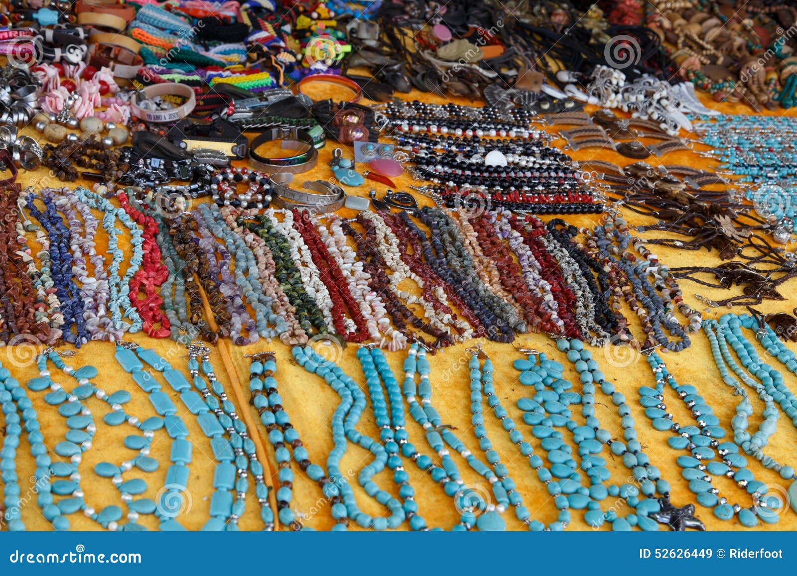 Handmade Souvenir in a Market Stock Image - Image of bijouterie ...