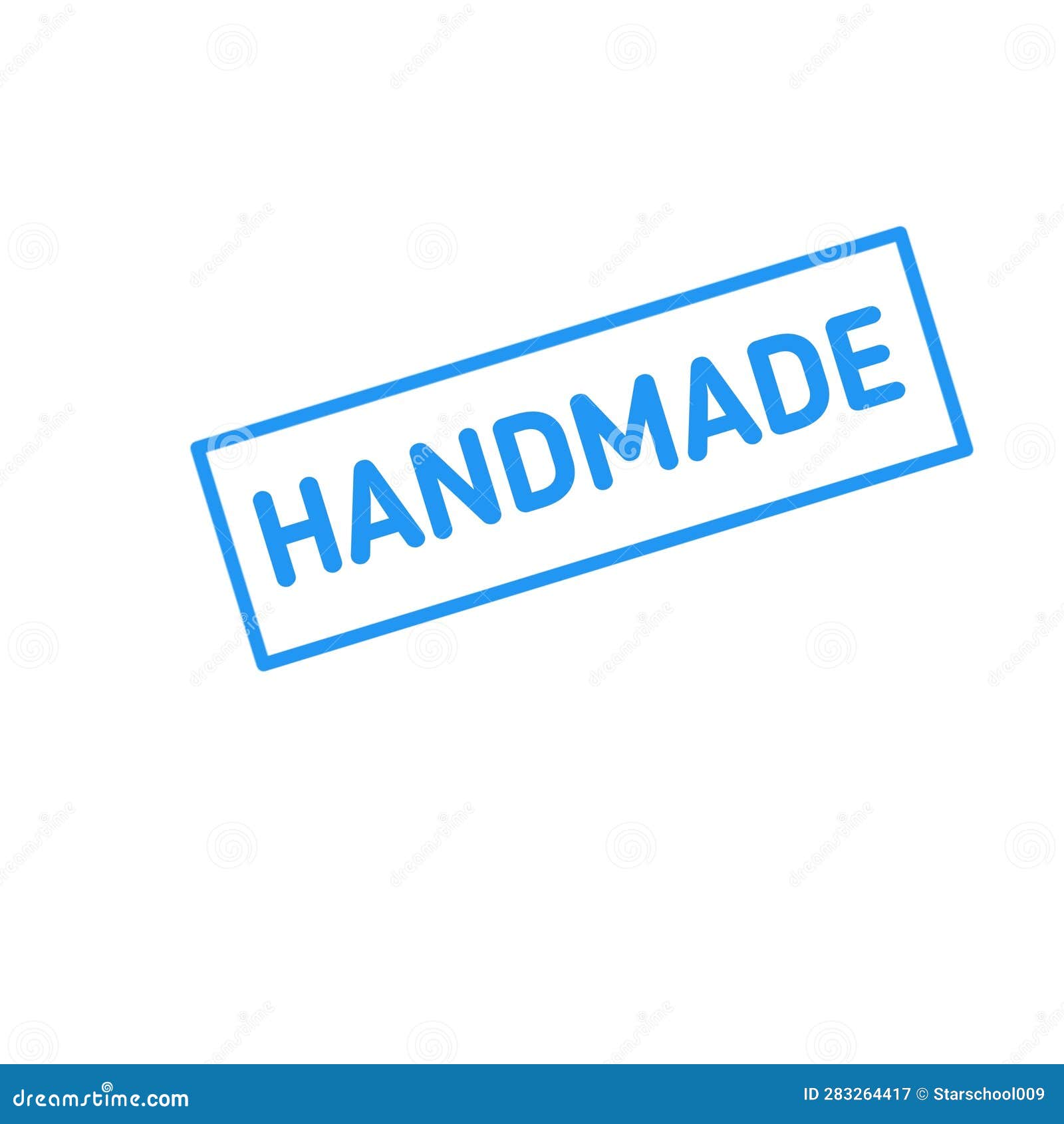 HANDMADE stamp sign stock illustration. Illustration of presentation ...