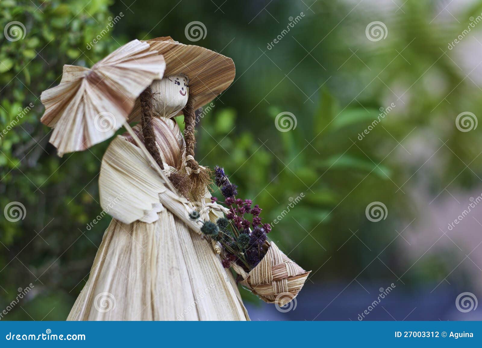 Handmade straw doll stock photo. Image of handmade, girl - 27003312