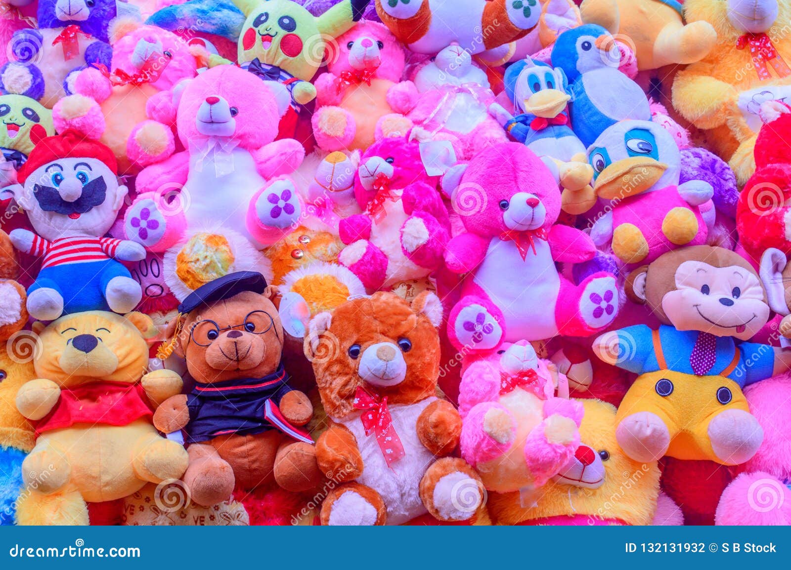 Handmade Teddy Dolls Decor in Christmas Celebration Editorial ...