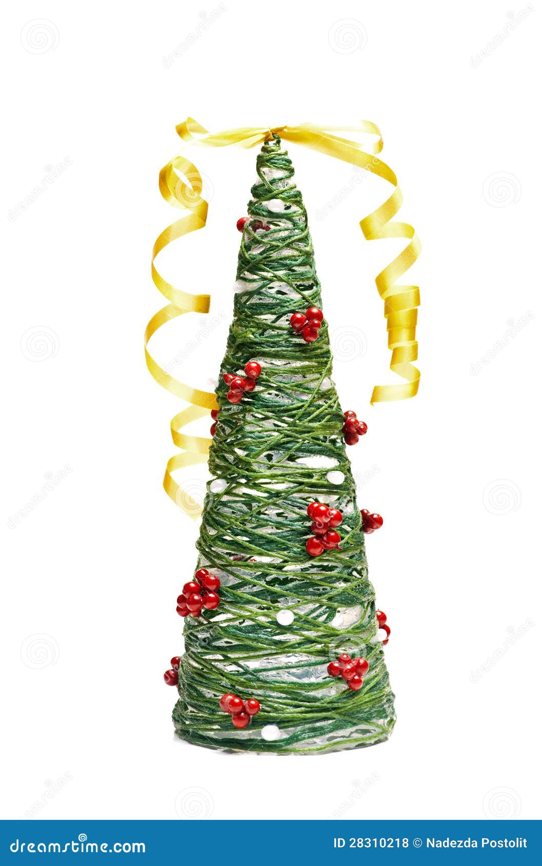 Handmade Toy of Christmas Tree Stock Photo - Image of gift, abstract ...