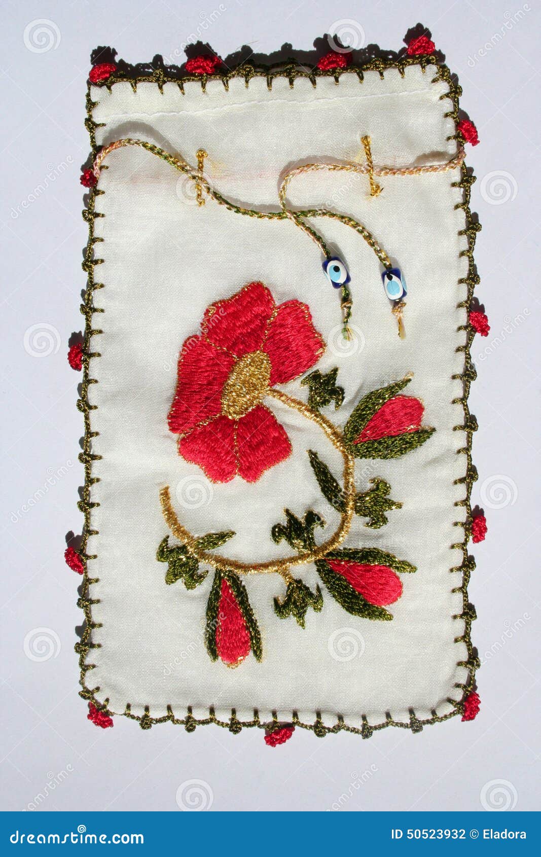 Handmade Turkish Embroidery Example Stock Photo - Image of knitted ...