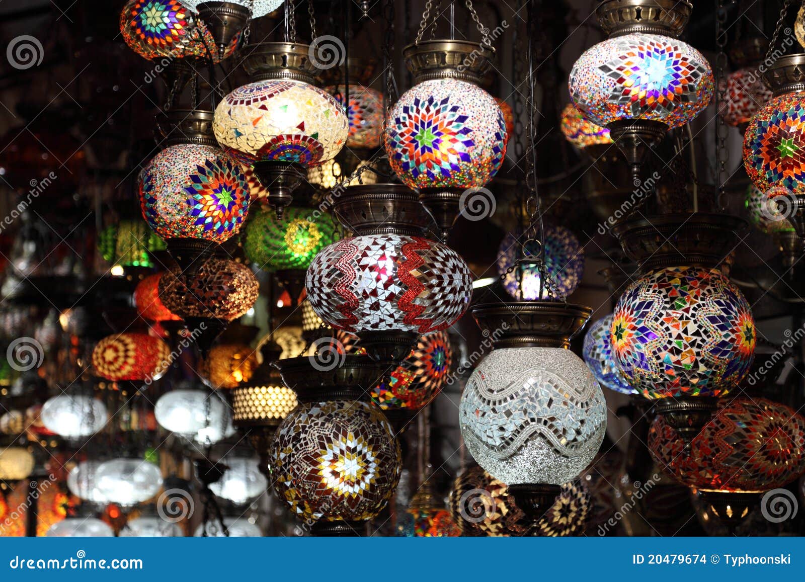 Handmade Turkish lanterns stock photo. Image of decorative - 20479674