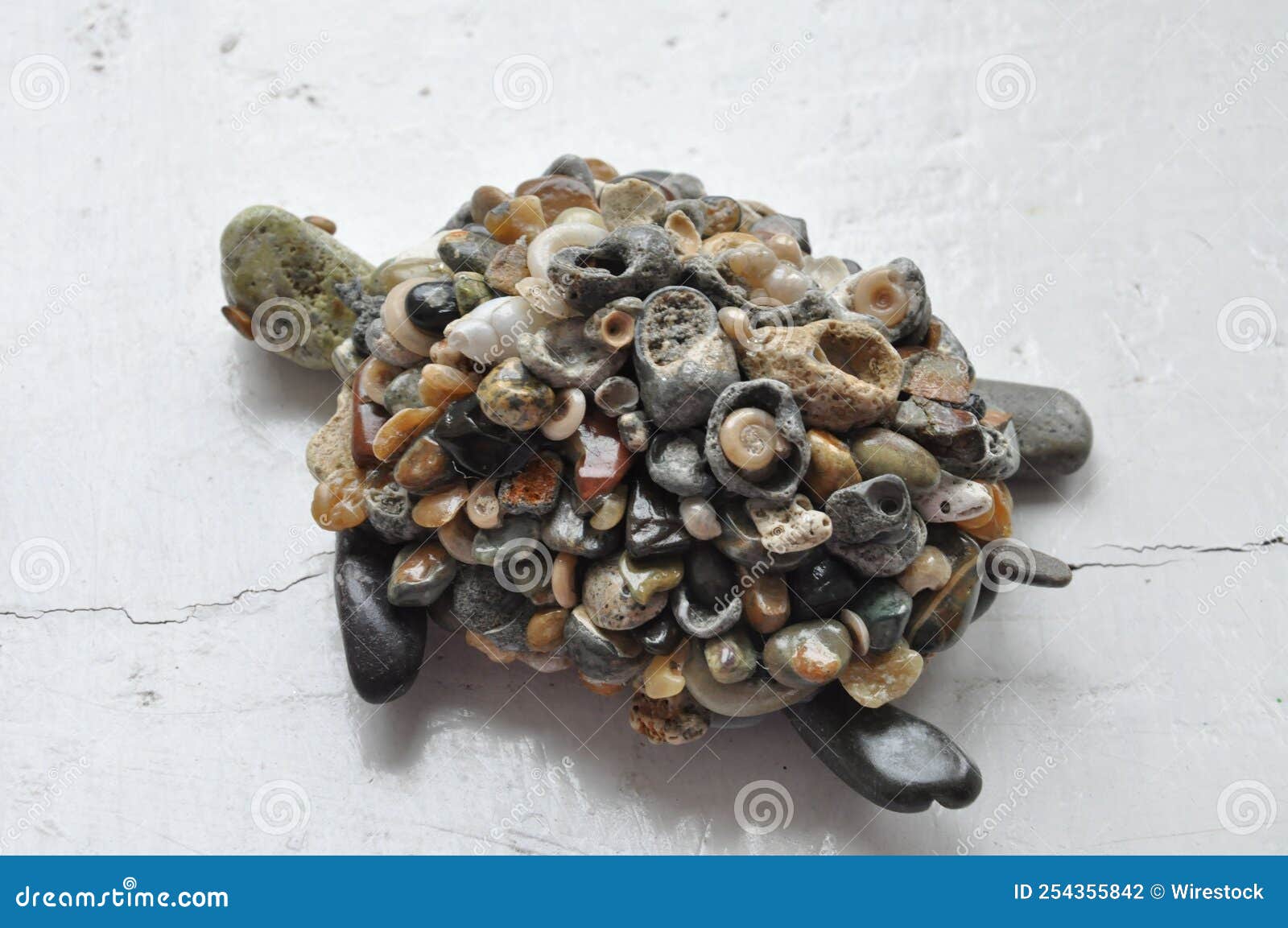 Handmade Turtle by Small Stones Stock Photo - Image of artistic, turtle ...