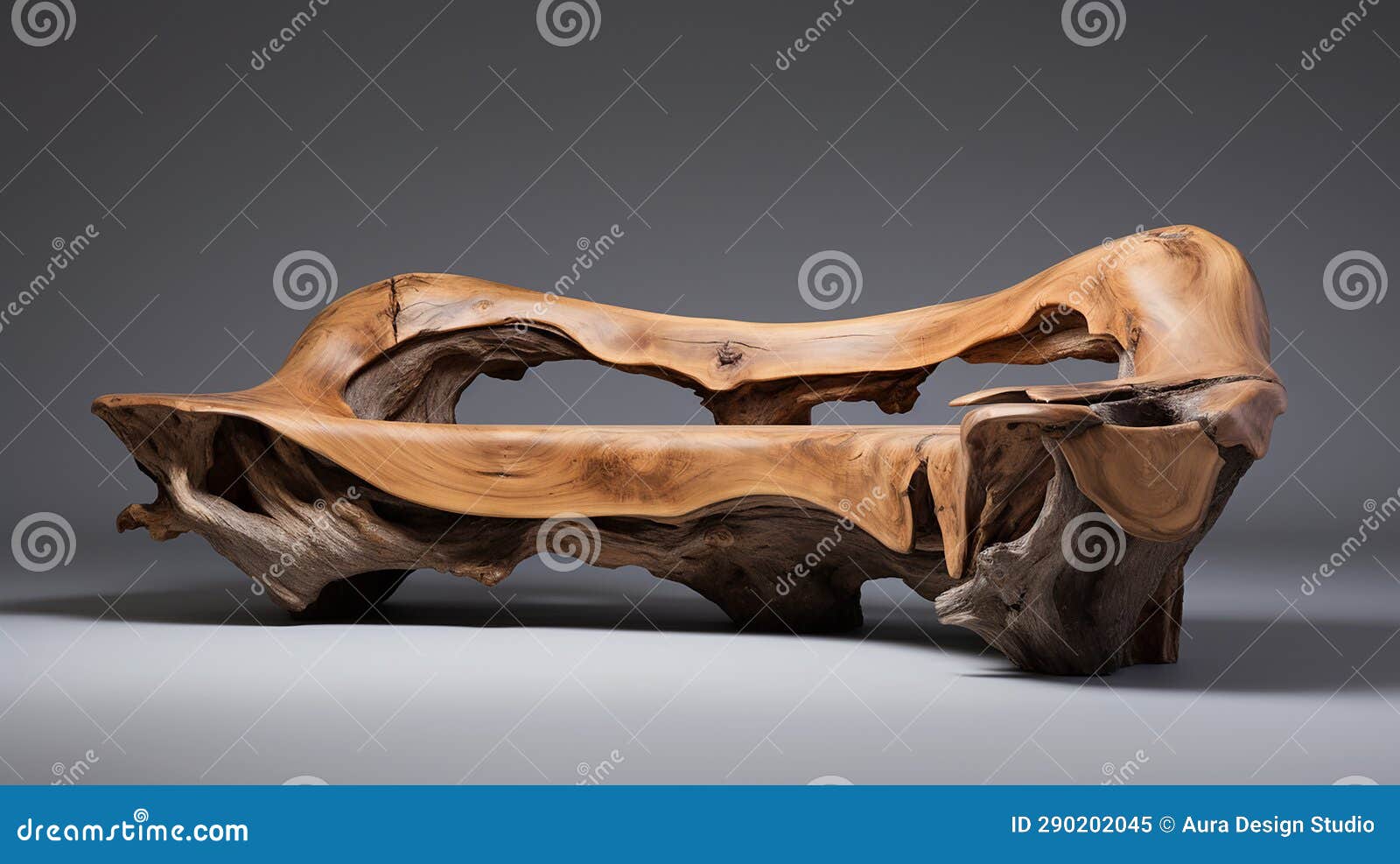 Handmade Unique Rustic Design Sofa Made from Solid Wood Stock Image ...