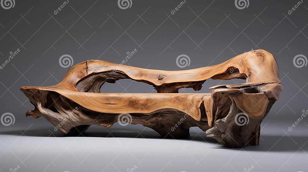 Handmade Unique Rustic Design Sofa Made from Solid Wood Stock Image ...