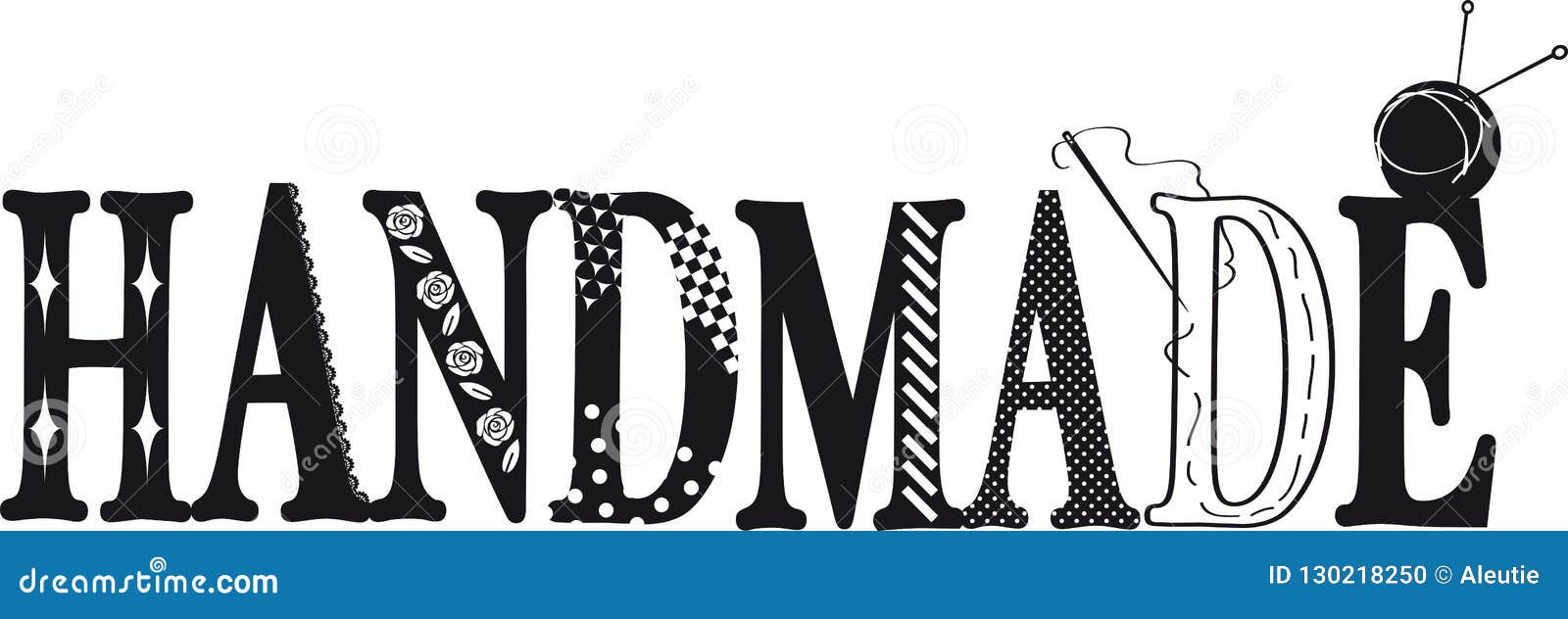 Handmade vector sign stock vector. Illustration of silhouette - 130218250