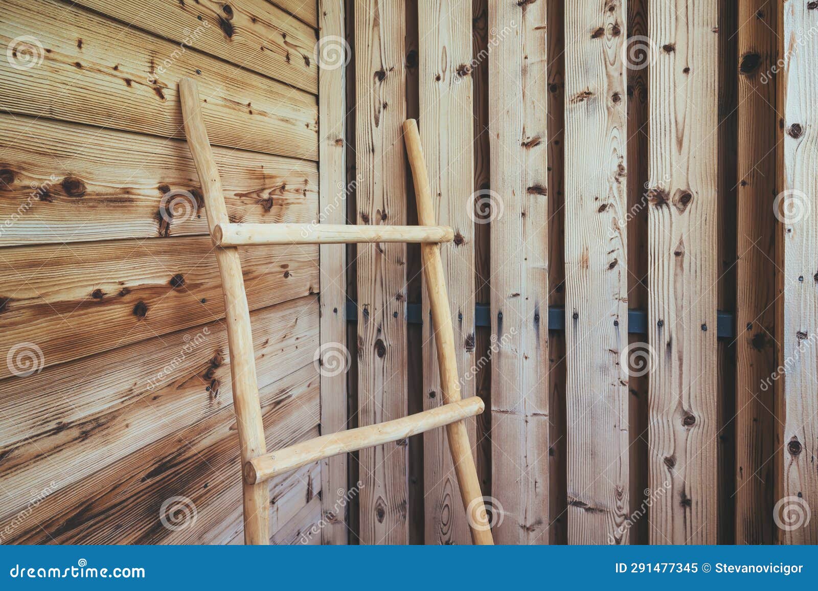Handmade Wooden Cloth Drying Rack Stock Image - Image of object ...