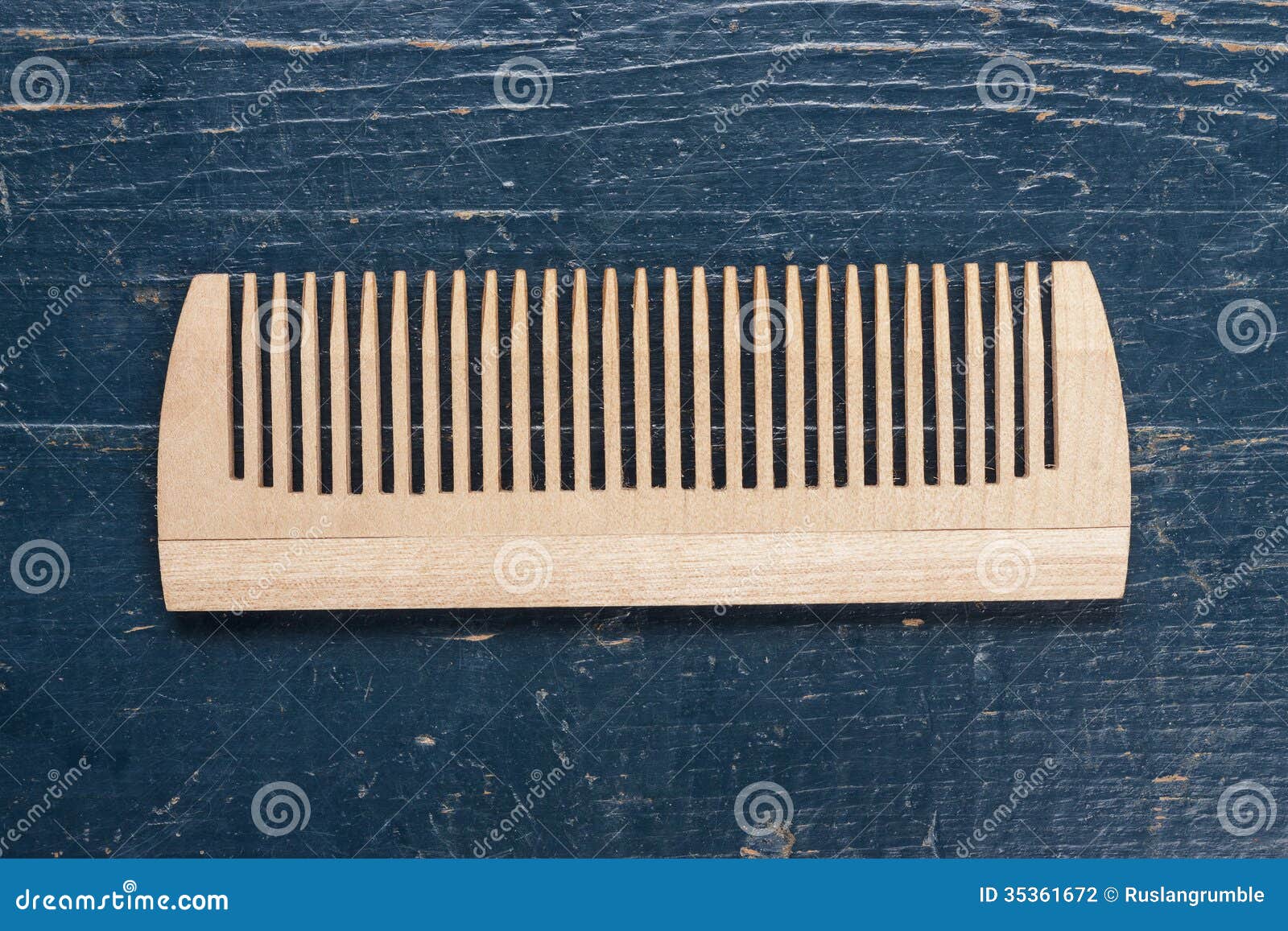 Handmade wooden comb stock photo. Image of hygiene, barbershop - 35361672