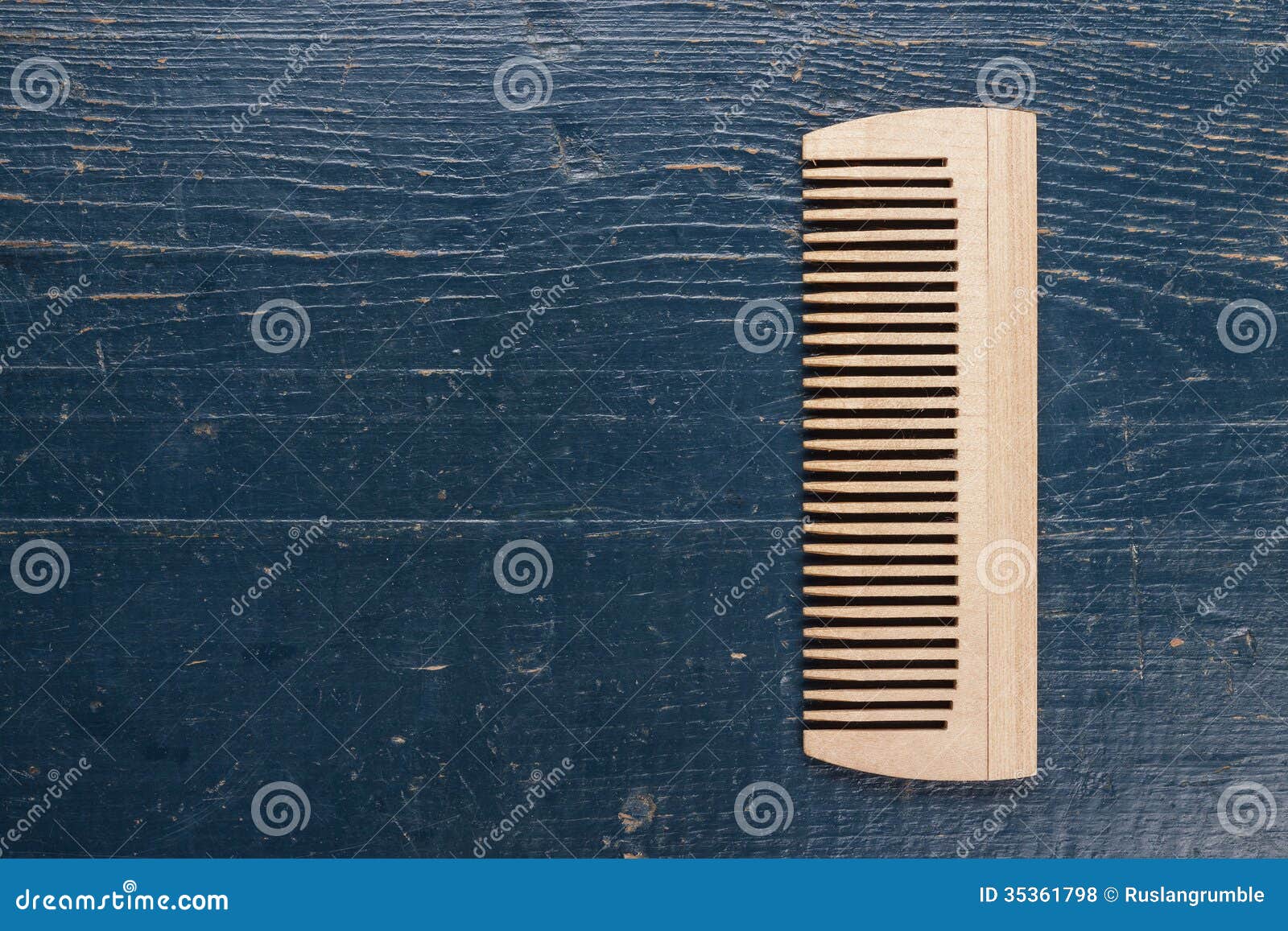 Handmade wooden comb stock photo. Image of female, human - 35361798
