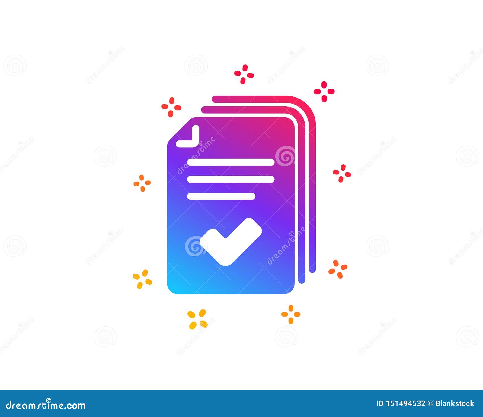 Handout Icon. Documents Example Sign. Vector Stock Vector ...