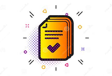 Handout Icon. Documents Example Sign. Vector Stock Vector ...