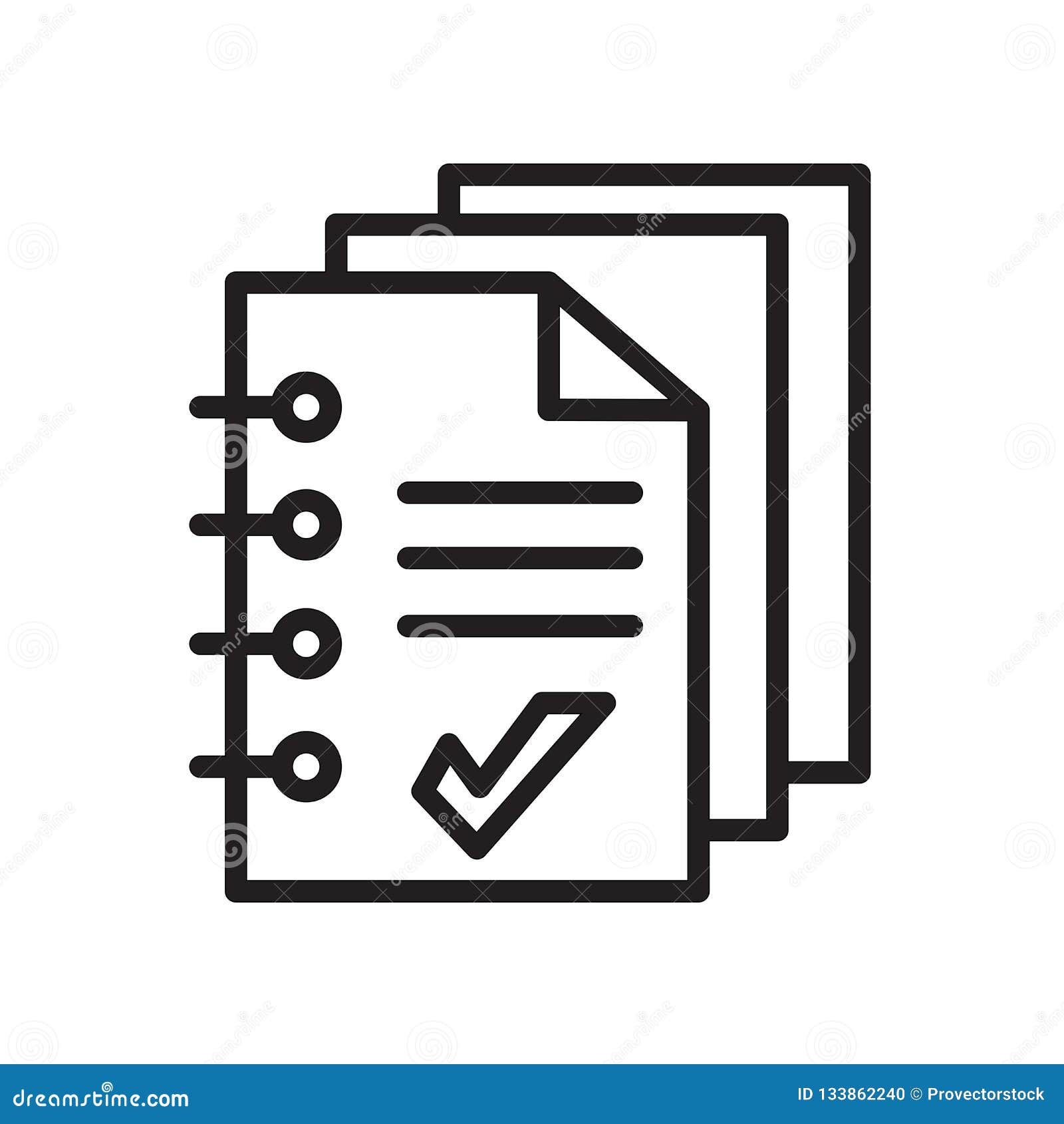 Handout Icon. Documents Example Sign. Vector | CartoonDealer.com #136544066