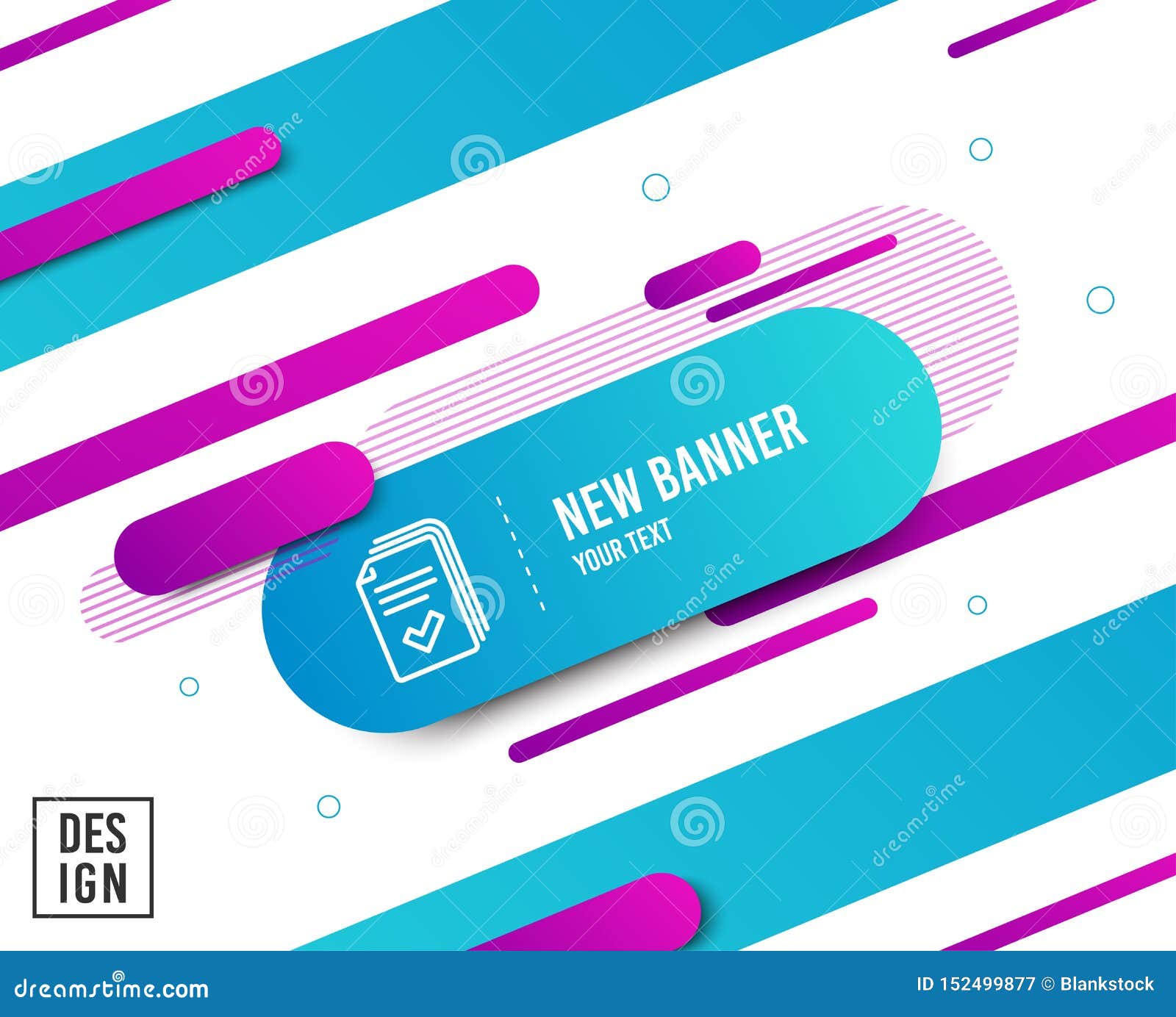 Handout Line Icon. Documents Example Sign. Vector Stock Vector ...