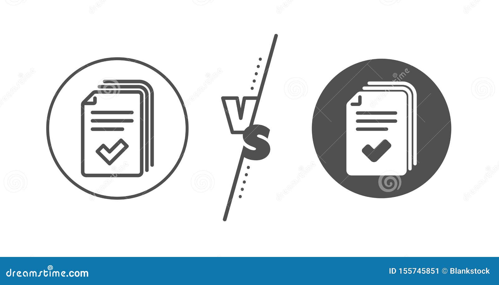 Handout Line Icon. Documents Example Sign. Vector Stock Vector ...
