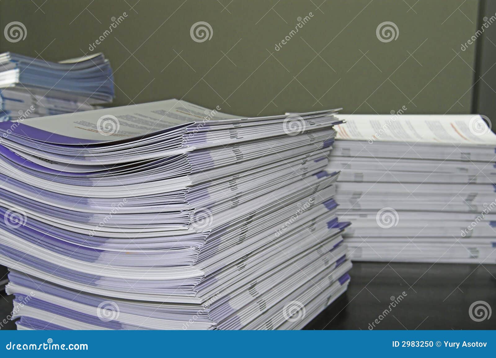Piles Of Handout Pamphlets Stock Photo | CartoonDealer.com #61182402