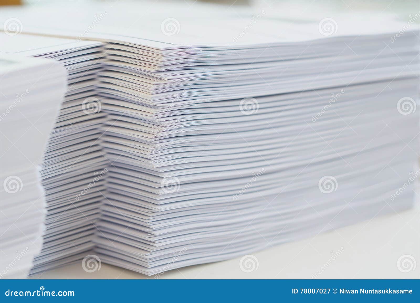 Handout on table at office stock image. Image of messy - 78007027