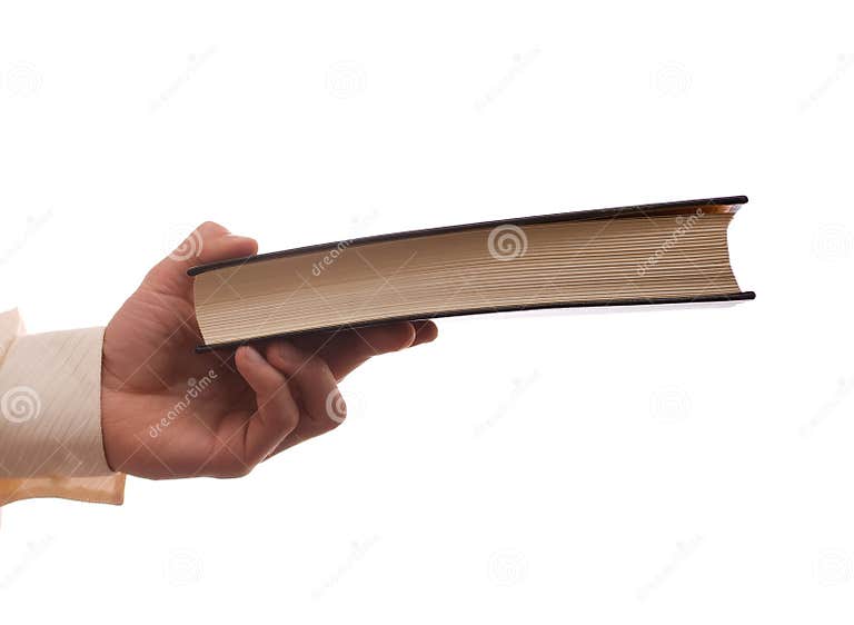Handover a book stock photo. Image of isolated, ideas - 10794568